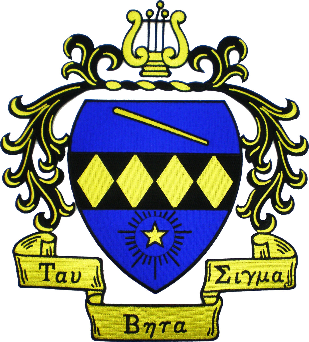 Tau Beta Sigma Crest Iron-On Patch [Gold] – TCEShop