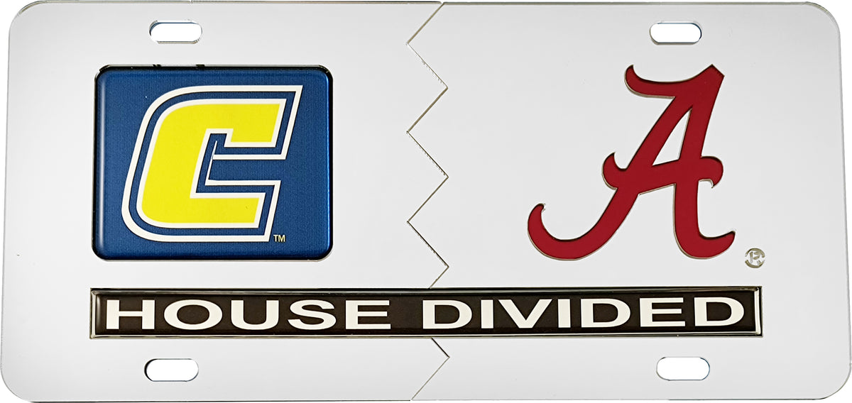 Tennessee At Chattanooga (UTC) + Alabama House Divided Split License ...